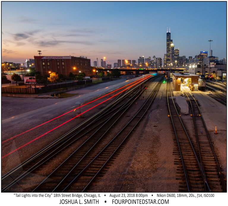“Tail Lights into the City”