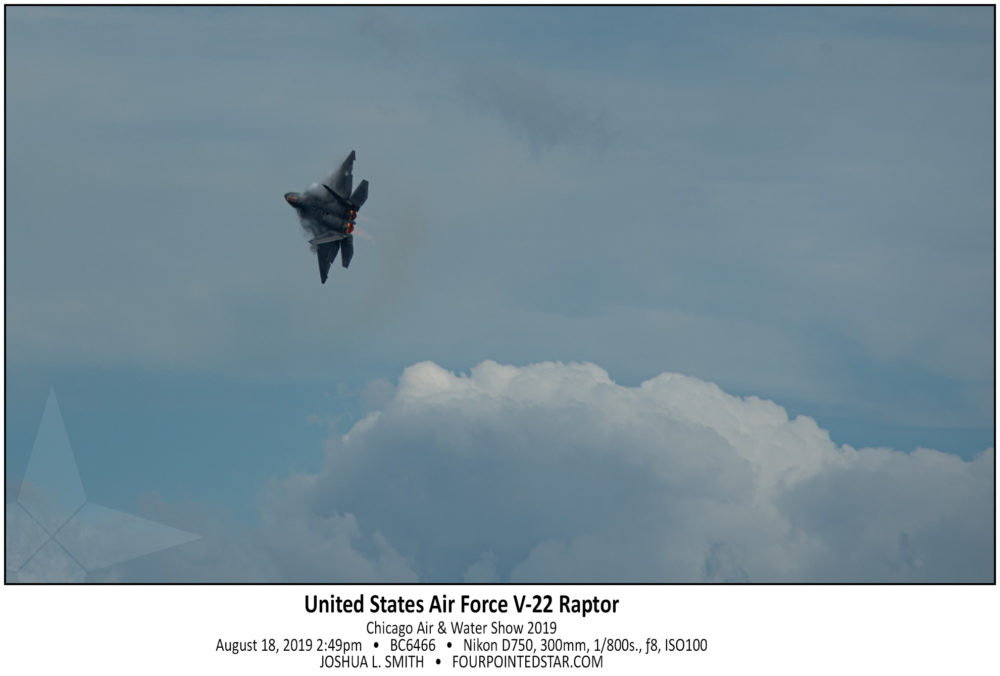F-22 Raptor, Chicago Air & Water Show