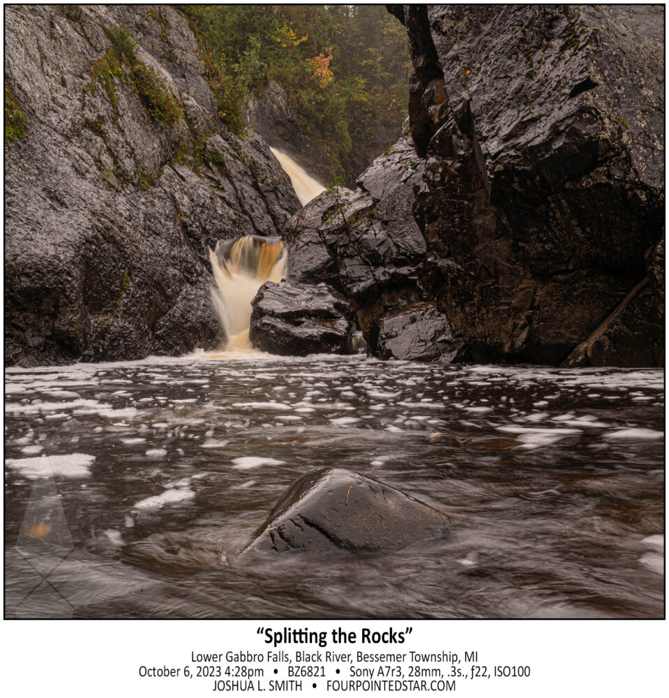 October Waterfalls – “Splitting the Rocks”