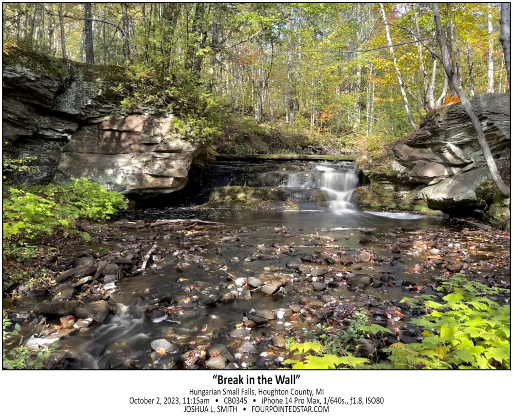 “Break in the Wall” – 2023 U.P. and Wisconsin waterfalls trip