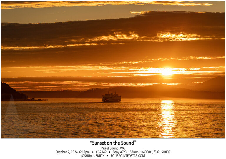 “Sunset on the Sound”